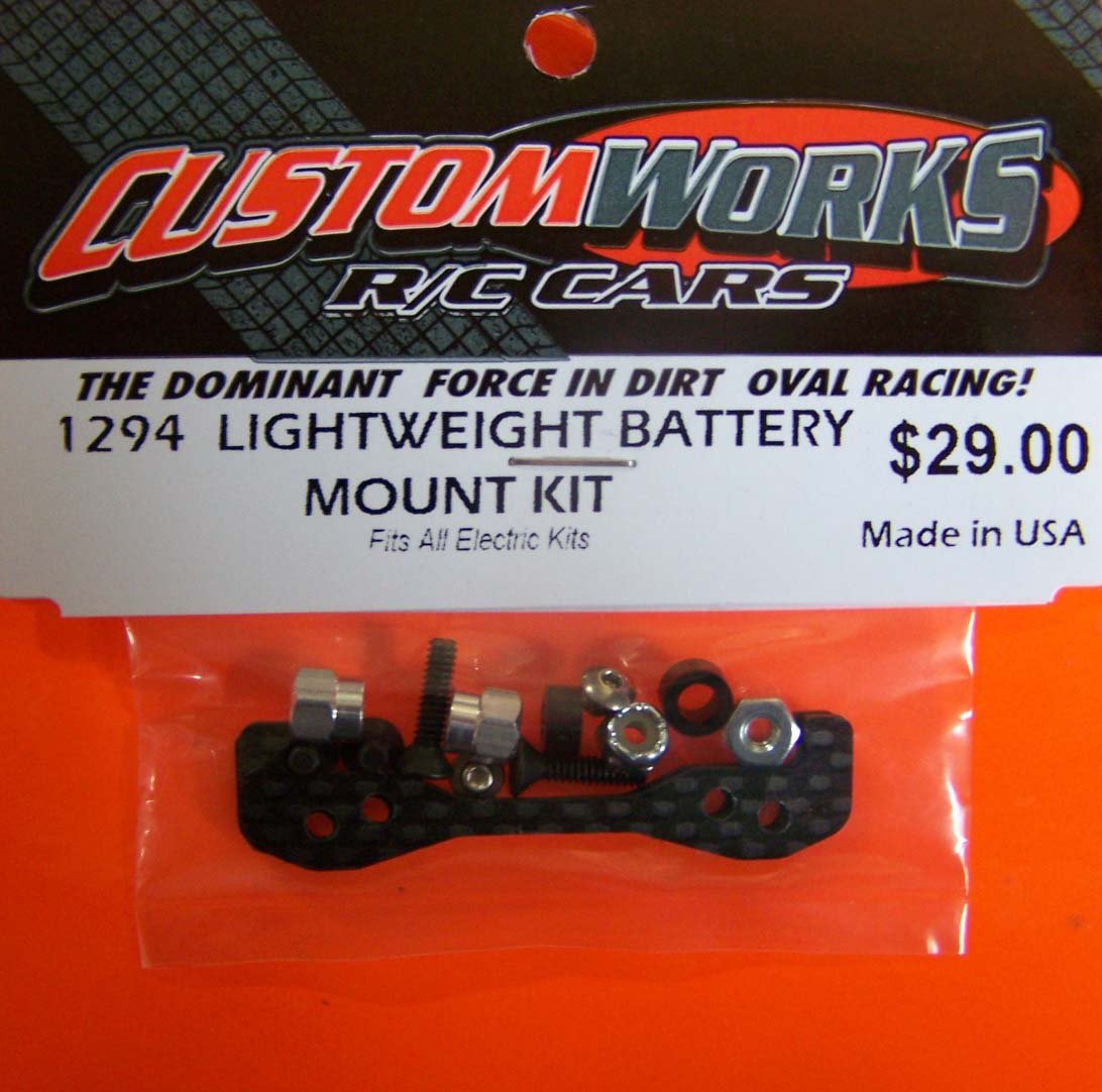 Custom Works 1294 Lightweight Battery Mount Kit – Kipps Hobbies
