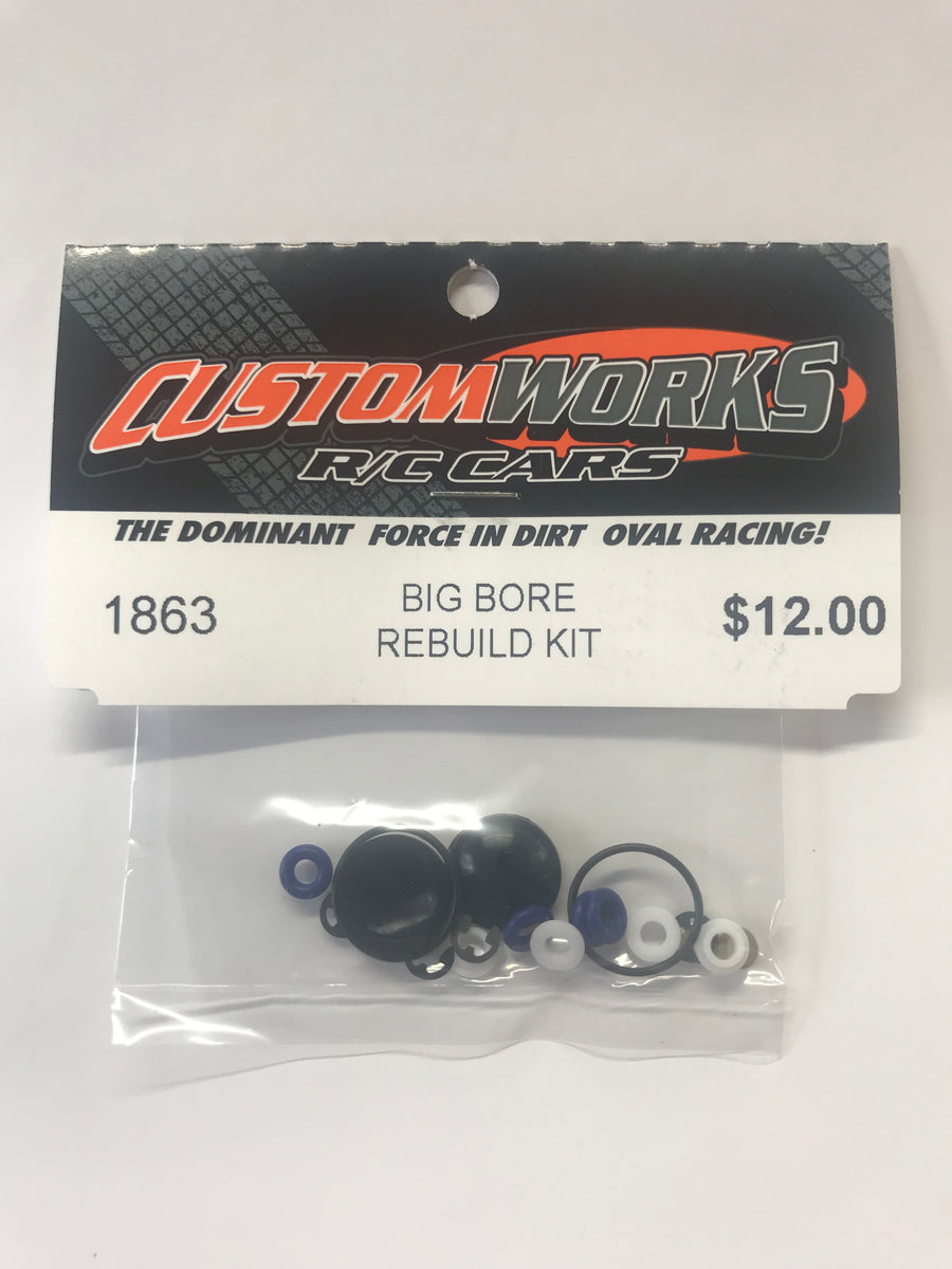 1863 Custom Works Big Bore Shock Rebuild Kit – Kipps Hobbies