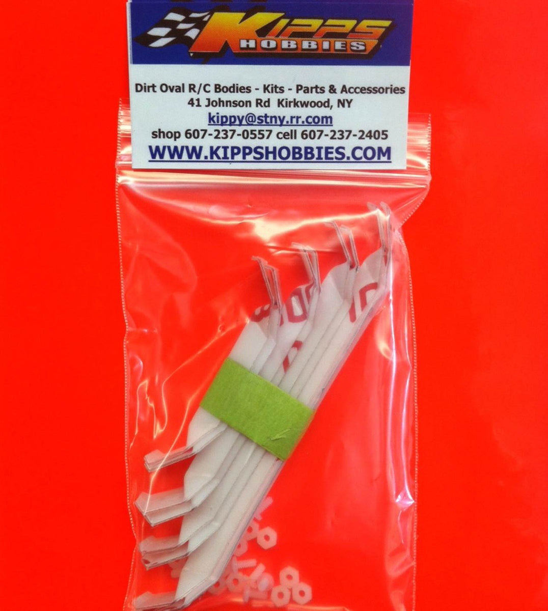 K1028 Kipps Lexan Body and Wing Brace Set 3, 4.5, 5.5, 6.5 – Kipps Hobbies