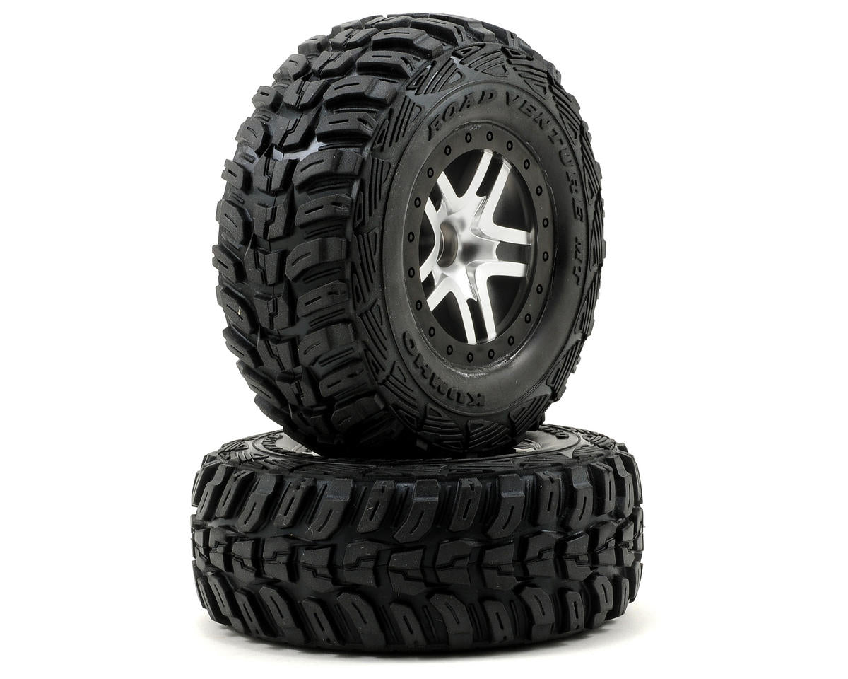 5882R Traxxas Pre-Mounted Short Course Tires & wheel assemblies S1 com ...